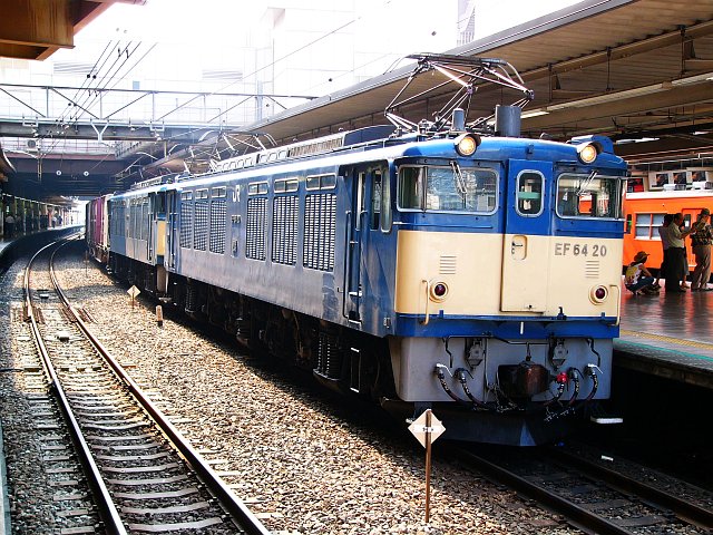 EF65 535追っかけ+EF64重連=首都圏貨物撮影レポート(2004年7月24日)